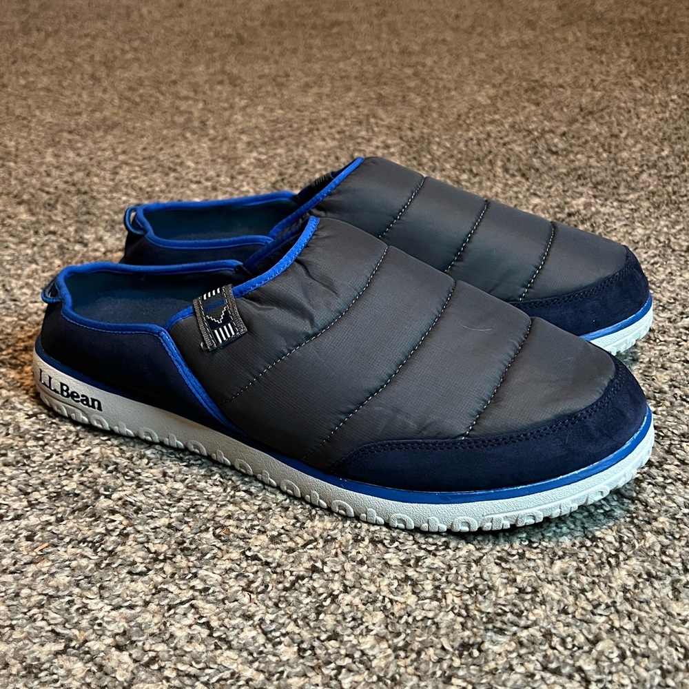 Ll Bean Primaloft Ultralight Down Slip On Shoes 14 Gem